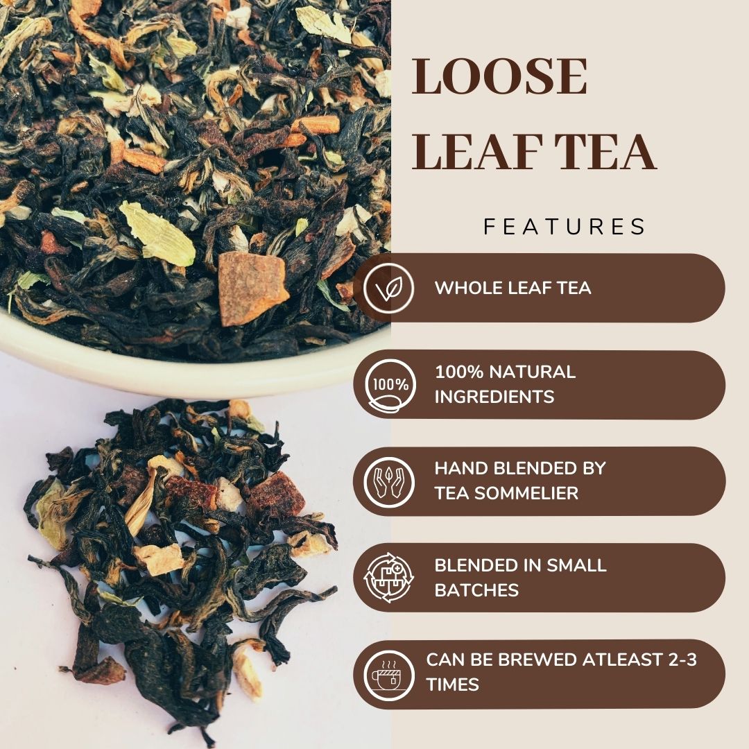 Buy Premium Oolong Tea - Choco Spice | Whole Loose Leaf Tea – CELESTE