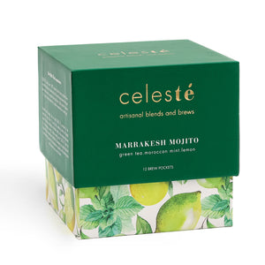 Buy Premium Green Tea - Marrakesh Mojito | Loose Leaf & Tea Bags – CELESTE