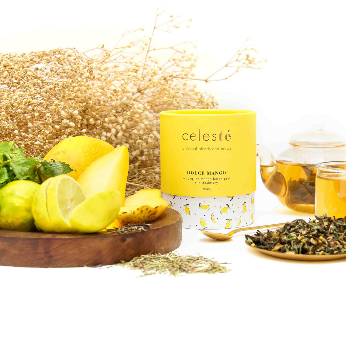 Buy Premium Oolong Tea - Dolce Mango | Whole Loose Leaf Tea – CELESTE
