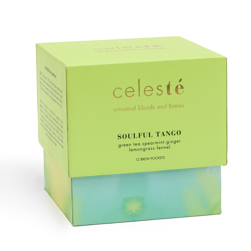 Buy Premium Green Tea - Soulful Tango | Loose Leaf & Tea Bags – CELESTE