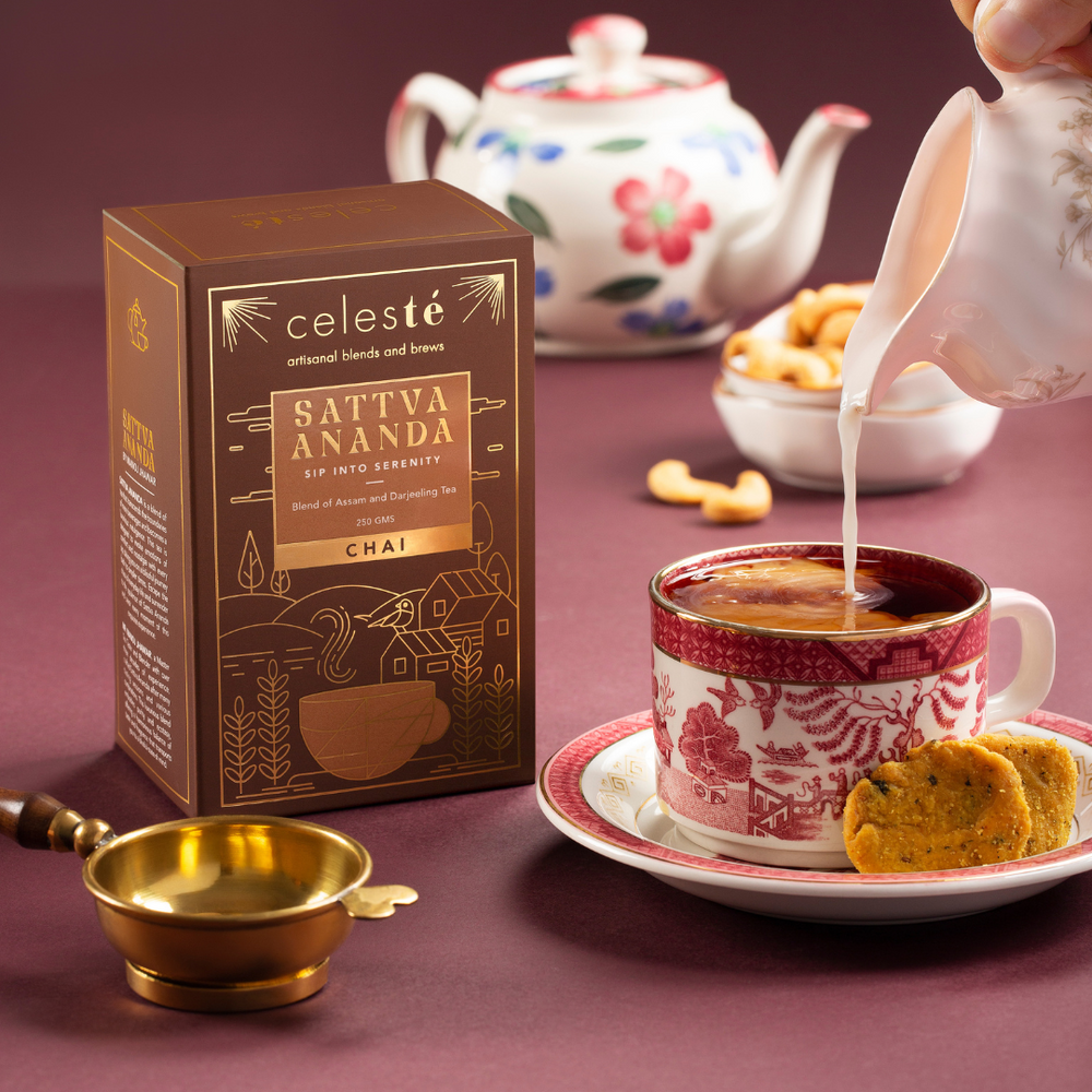 Sattva Ananda Chai | Blend of Assam and Darjeeling Tea | Pure Premium Tea
