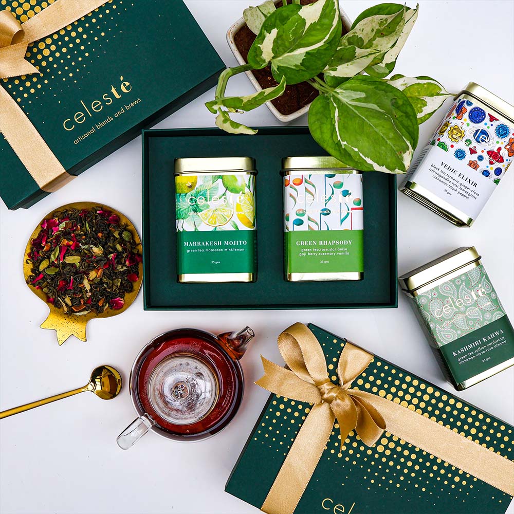Artisanal Tea Gift Box - Set of 2 – CELESTE