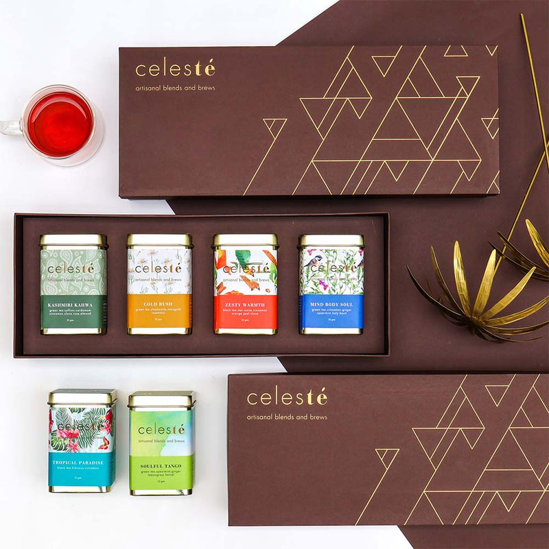 Premium Aromatic Tea Gift Box Online - Beautiful Tea Gift Packs Online